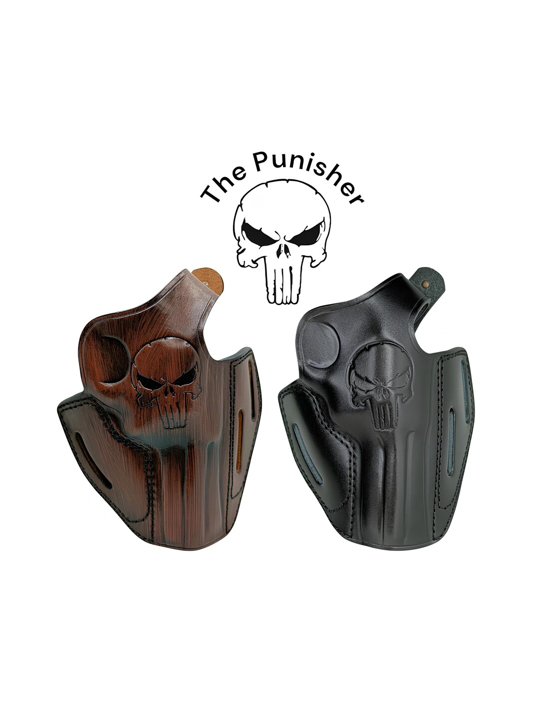 Leather Pancake W Thumb Break Holster Fits Colt Python-colt King Cobra ...