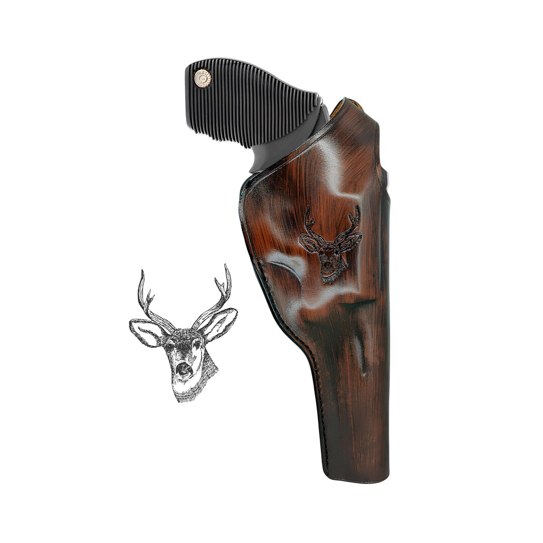 Colt Revolver Holster, Leather Cross Draw Holster Fits Colt Python-colt ...