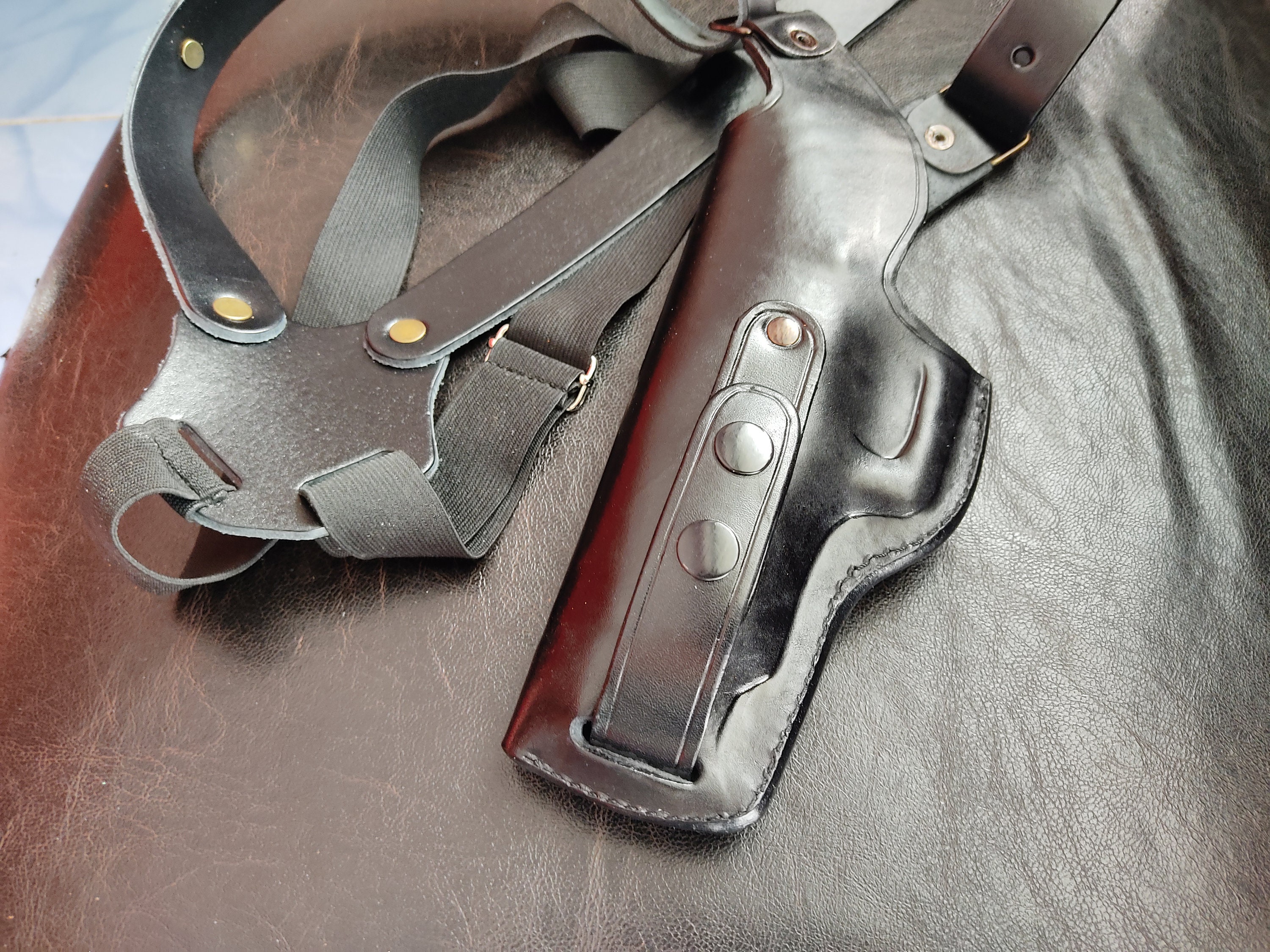 Shoulder Carry Leather Holster Fits Colt Python-colt King Cobra-colt ...