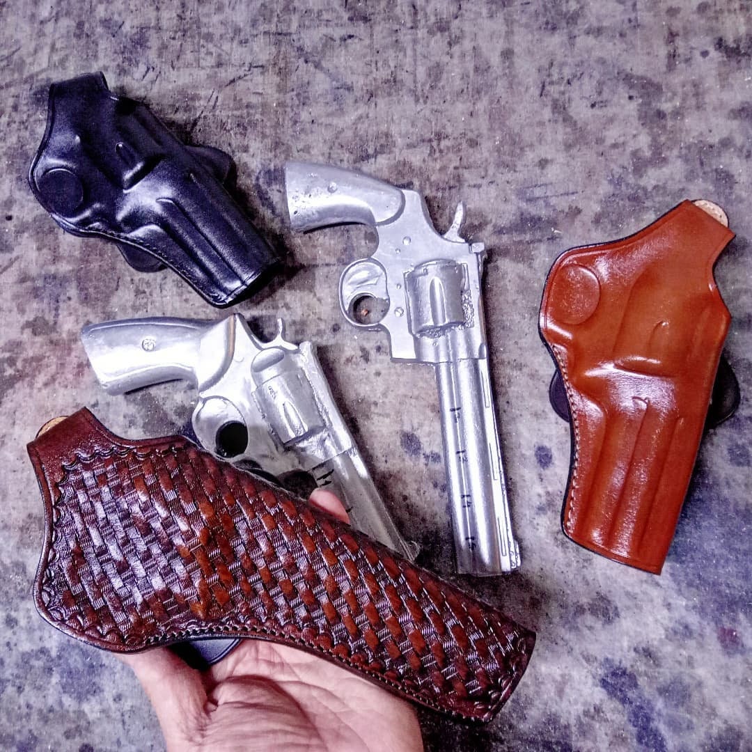 Leather Paddle Holster Fits Taurus Model 692 Holster, Handcrafted ...