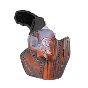 Colt Revolver Holster, Leather Fast Draw Holster Fits Colt Python-colt ...