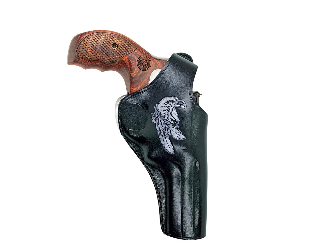 Colt Revolver Holster, Leather Cross Draw Holster Fits Colt Python-colt ...