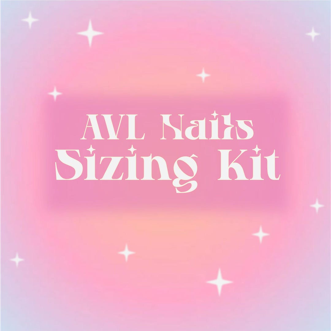 Press-on Nail Sizing Kit: Clear Tips, All Sizes Included - Etsy