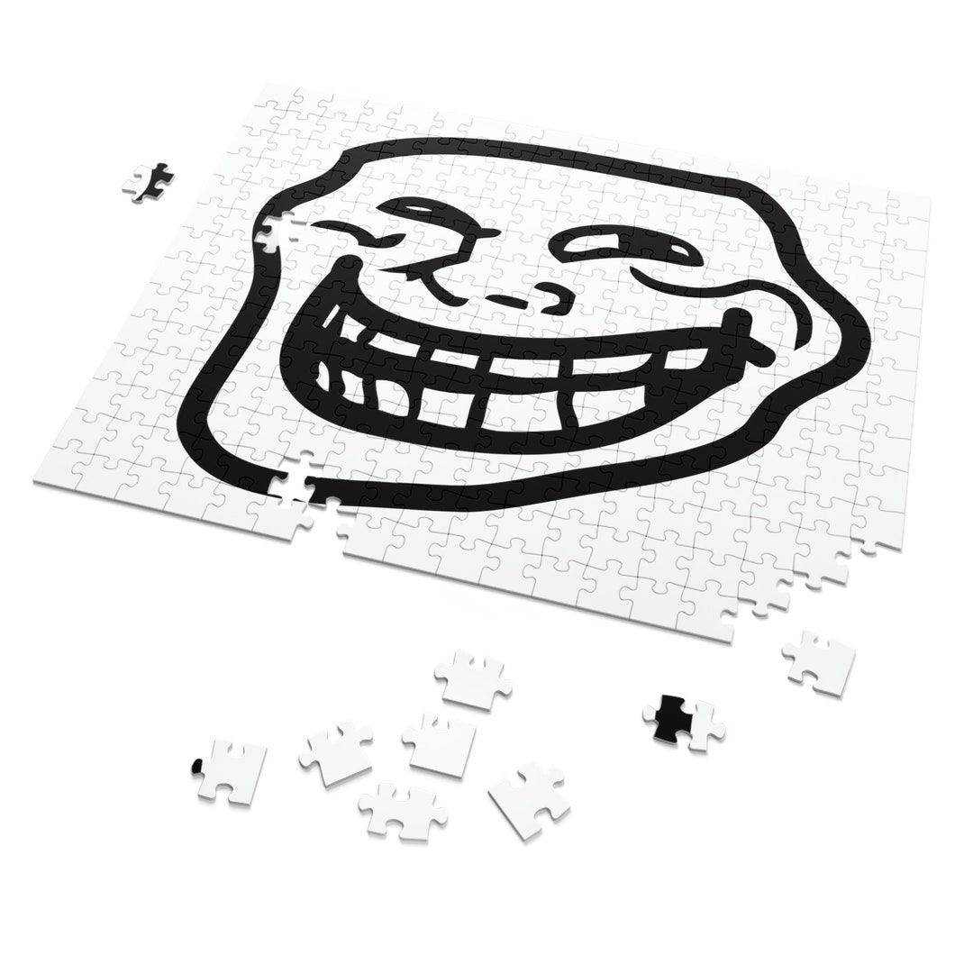 Troll Face Puzzle - Etsy