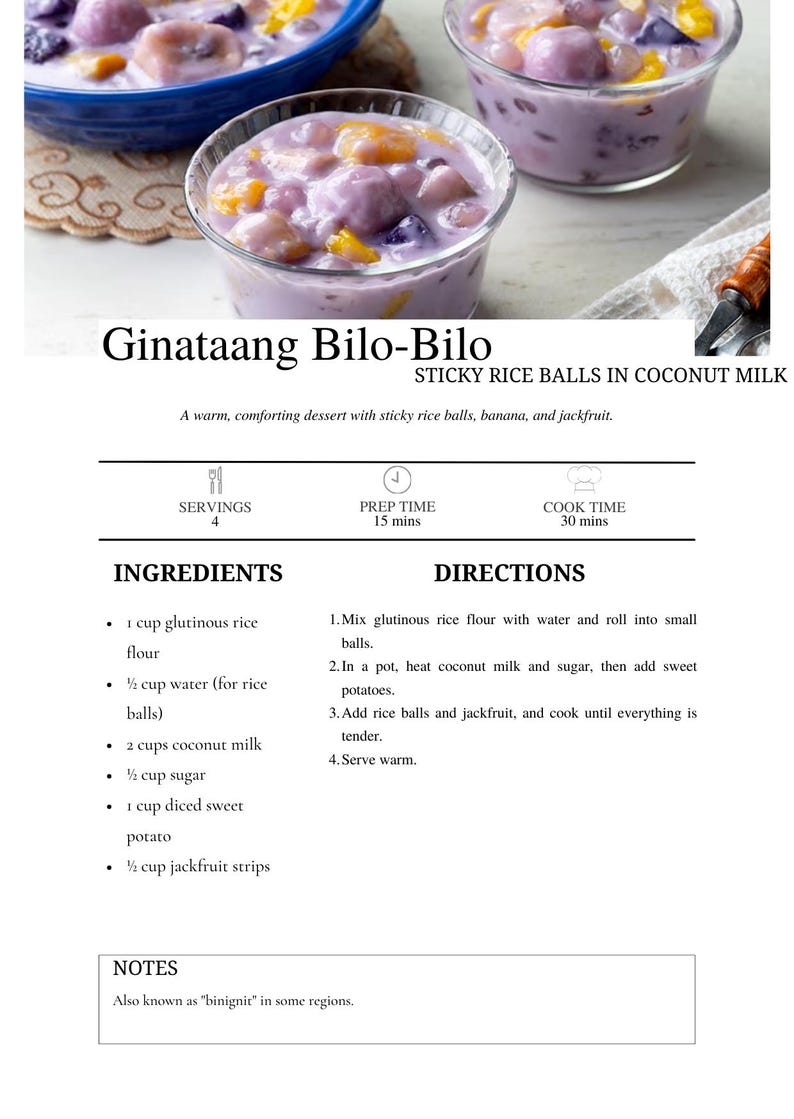 Filipino Flavour: Traditional & Easy Recipes - Etsy