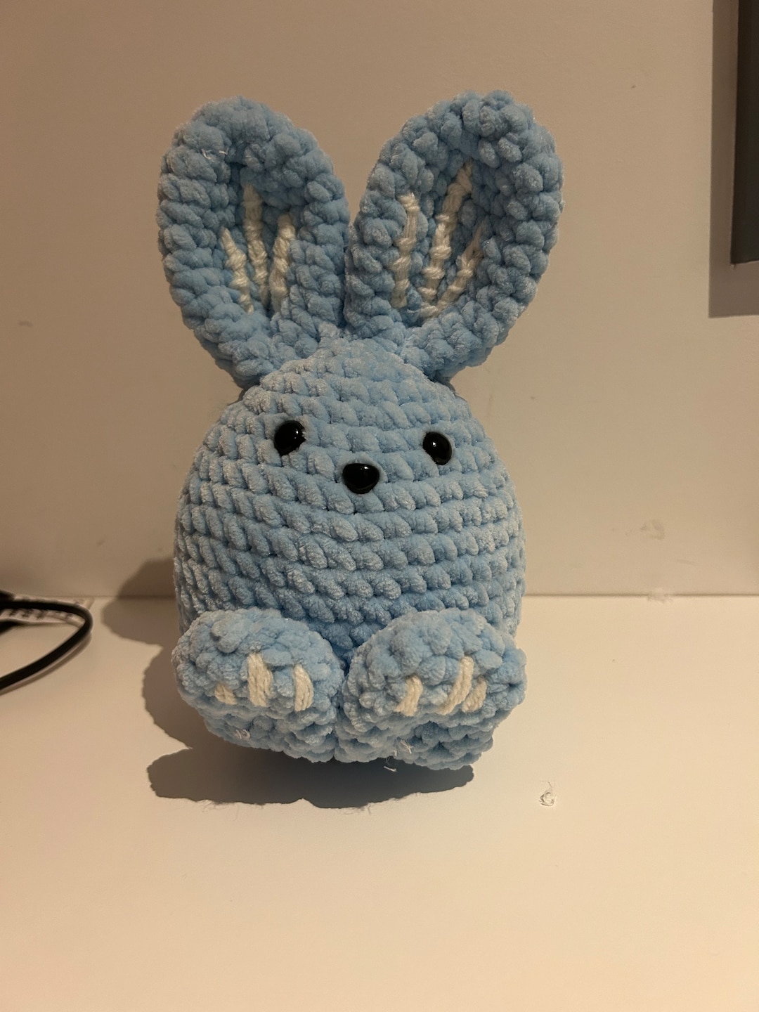 Crochet Blue Bunny Plush - Etsy