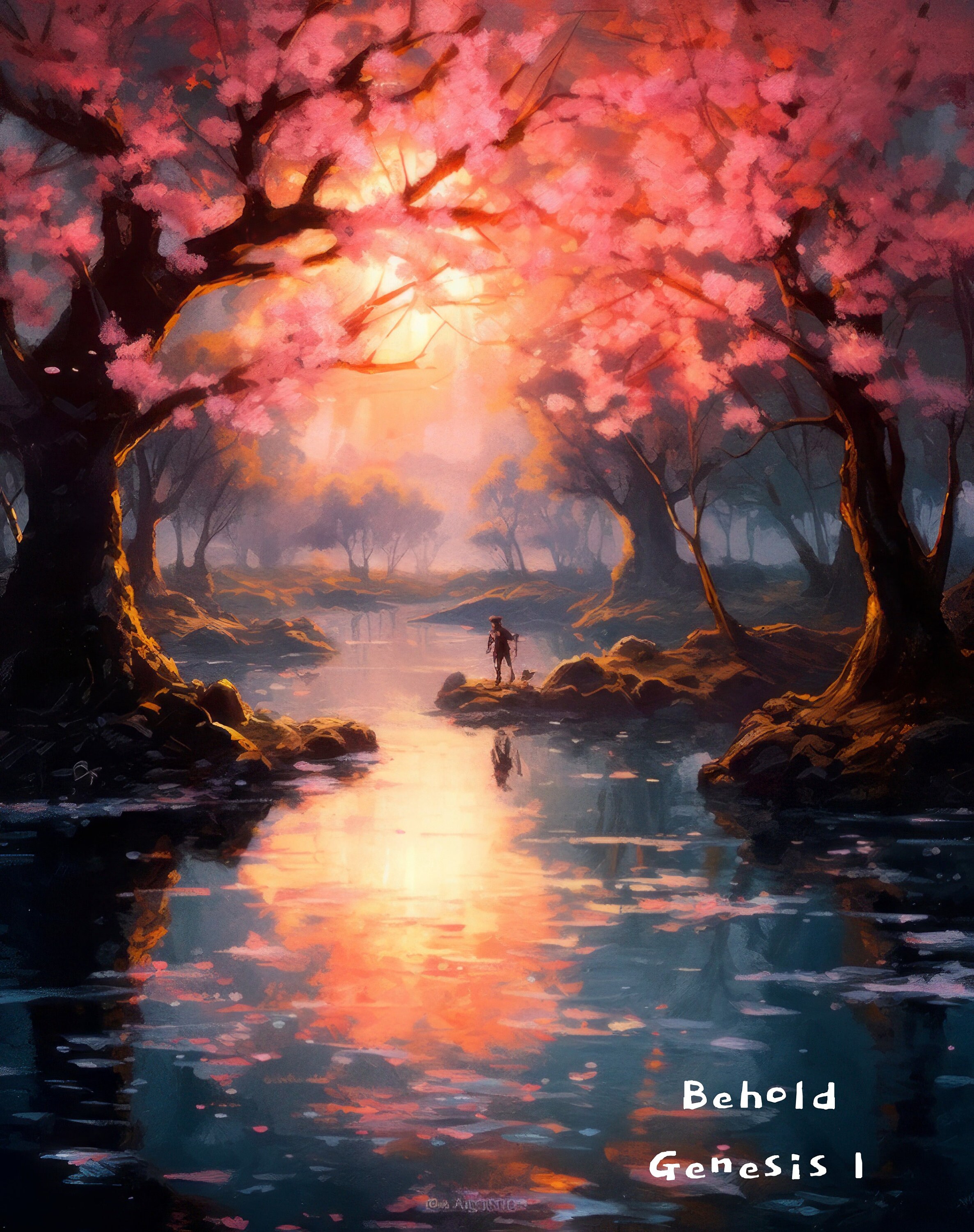 Set of 5, Behold Genesis 1, Christian Wall Art Bundle, Scripture Bundle ...