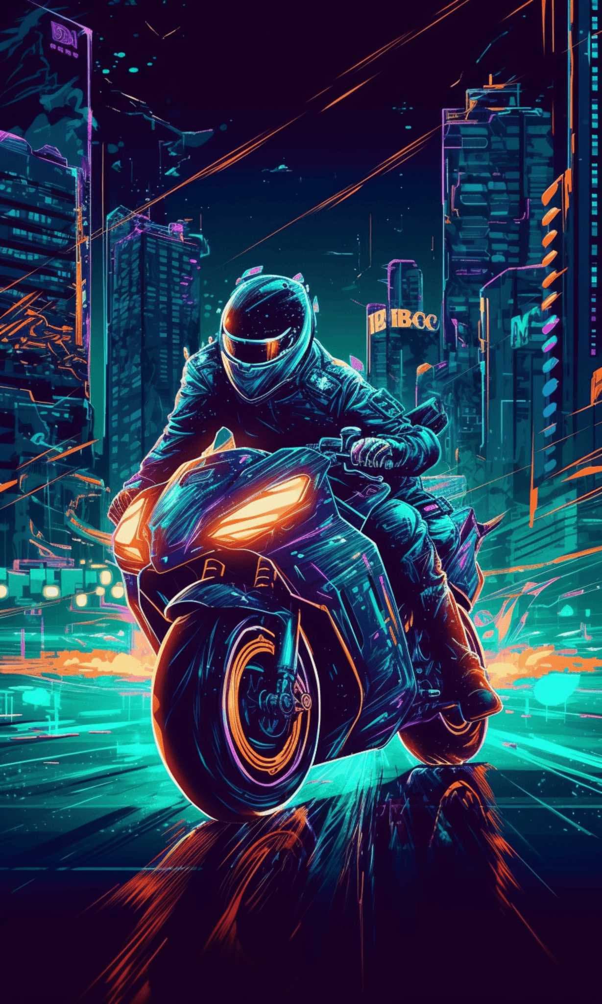 Neon Velocity Neon Colored Poster Art Print Multiple Sizes High Quality ...