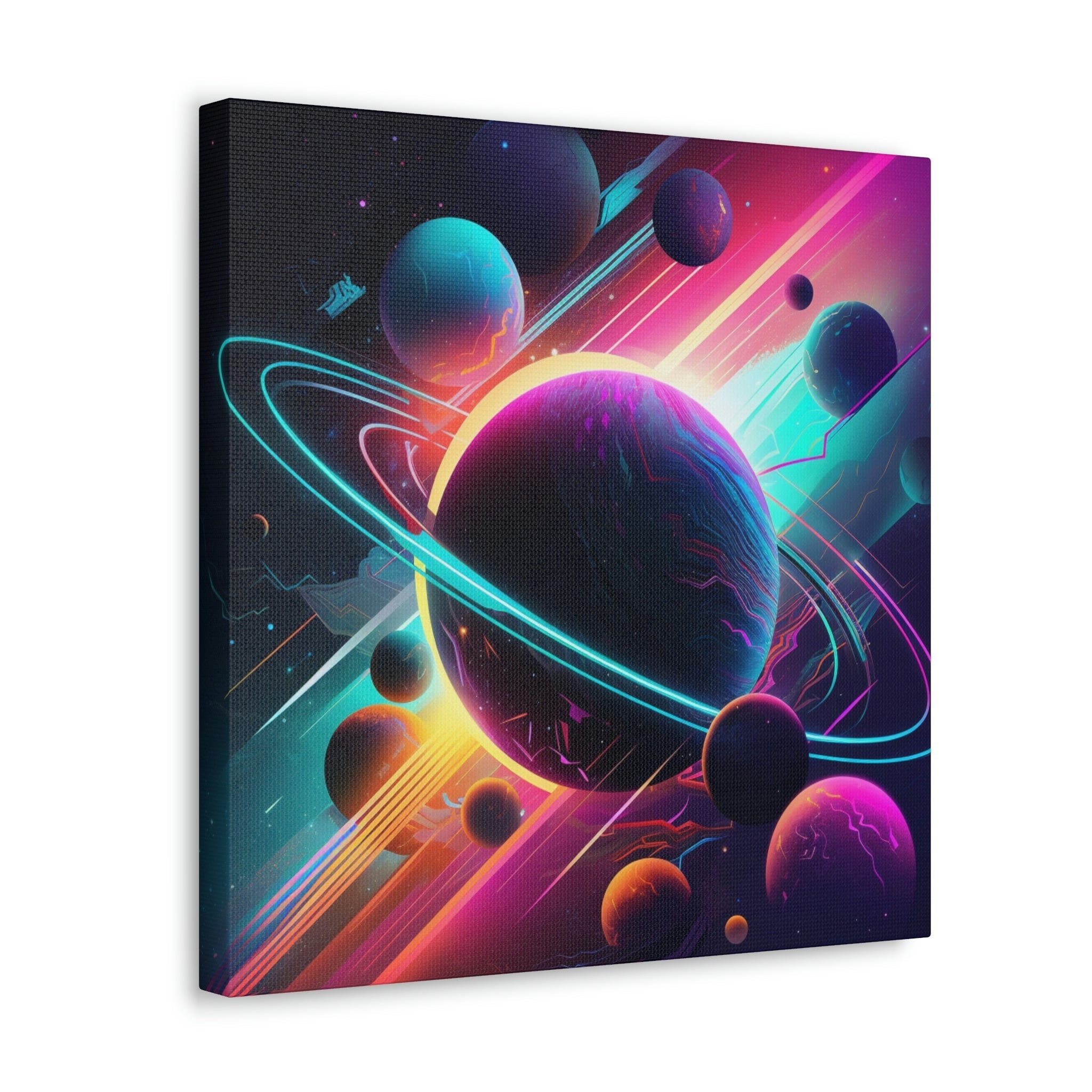 Neon Nebula | Neon Colored Canvas Art | Multiple Sizes | Ready to Hang ...