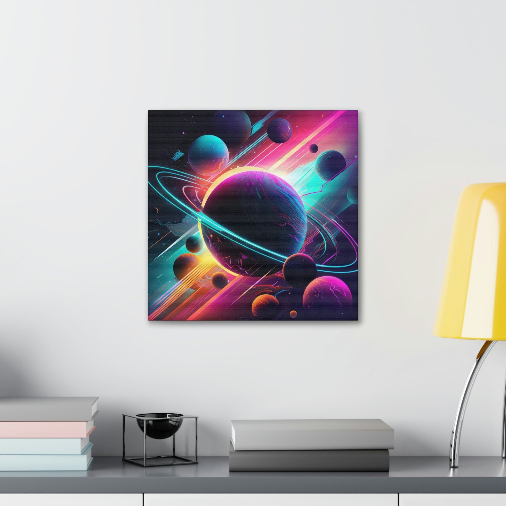 Neon Nebula | Neon Colored Canvas Art | Multiple Sizes | Ready to Hang ...