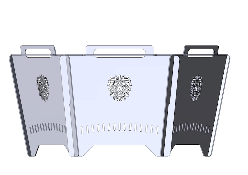 Hexagon Fire Pit Dxf, Dxf Files for Plasma,fire Pit Portable,barbecue ...