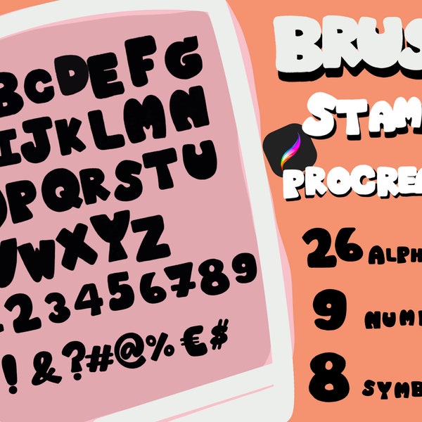 Alphabet Stamps - Etsy