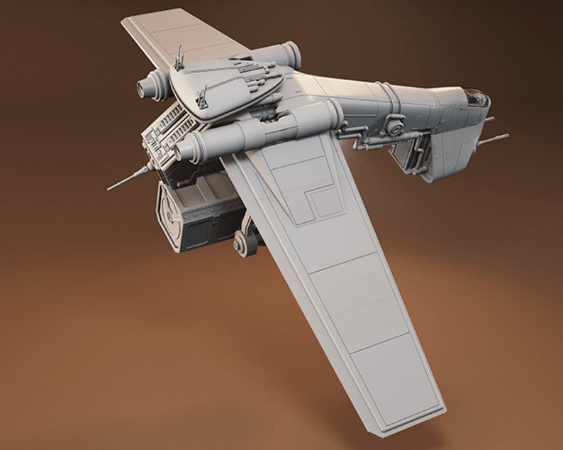 LAAT/c Gunship Star Wars 3D model STL Digital Download - Etsy 日本