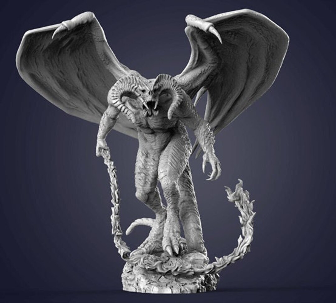 Balrog Lord of the Rings 3D Model STL Digital Download - Etsy