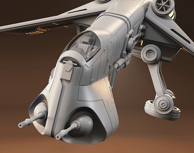 LAAT/c Gunship Star Wars 3D model STL Digital Download - Etsy 日本