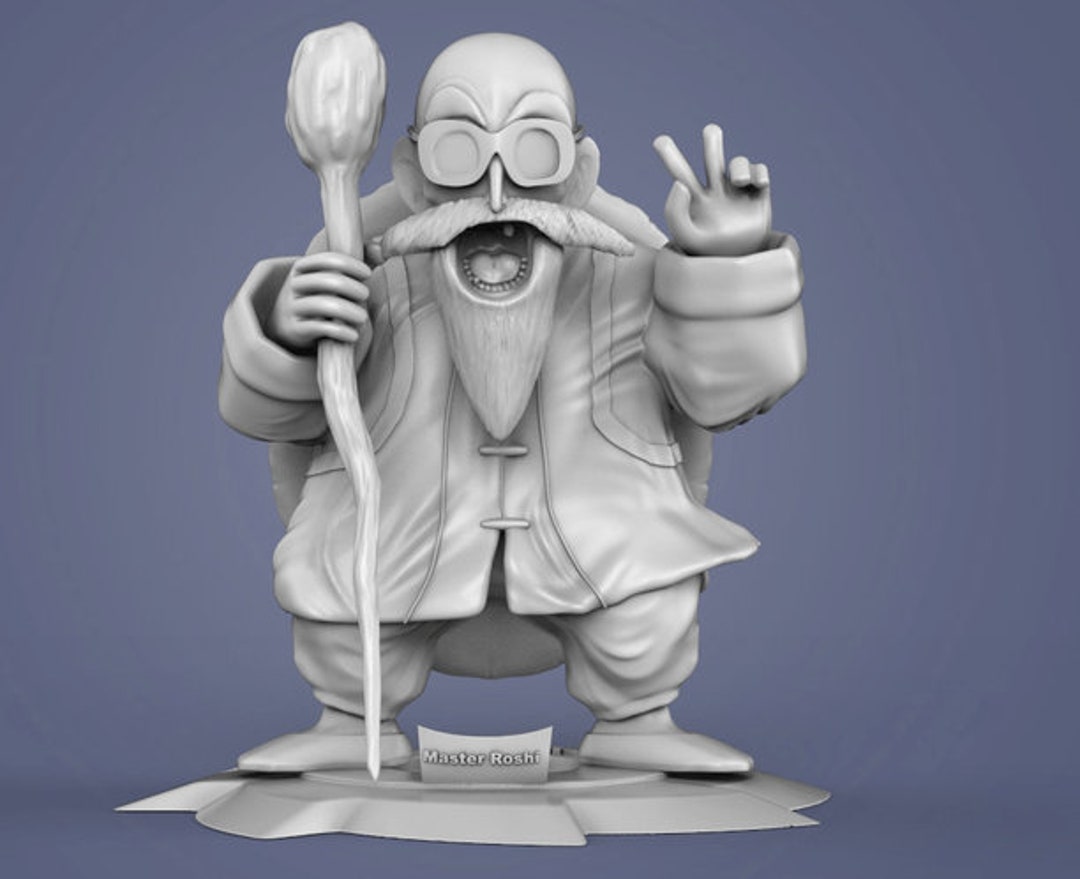 Master Roshi 3D Model STL Digital Download - Etsy