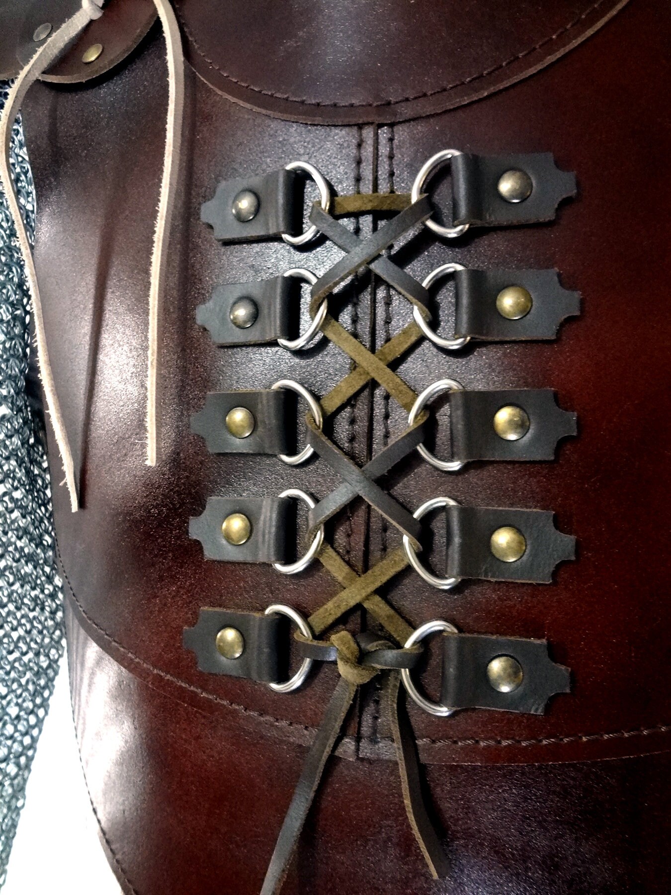 Medieval Leather Vest Jacket 4mm Viking Armor Armor SCA Articulated ...