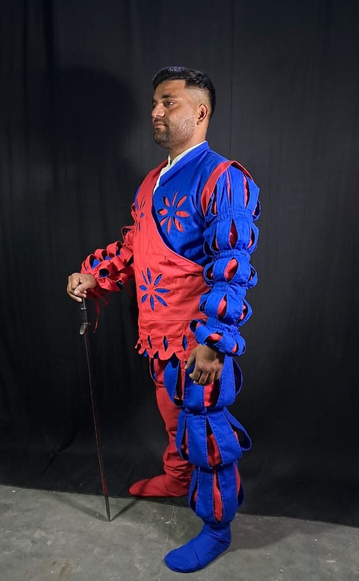 Landsknecht Doublet Set With Legging and Chemise and Stylish Cotton Socks - Etsy