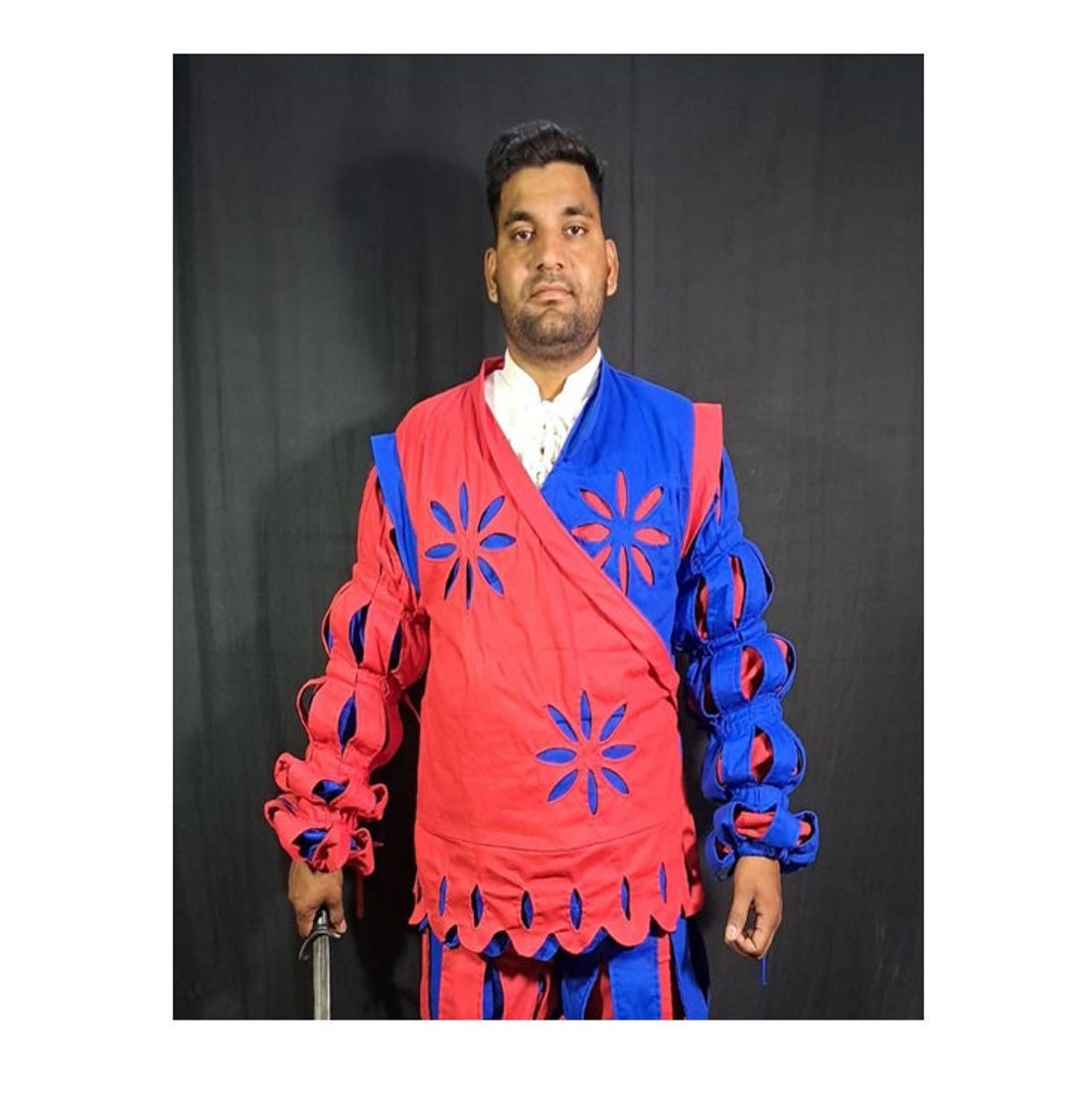 Landsknecht Doublet Cotton Renaissance Plane Gothic Pirate Cosplay and ...