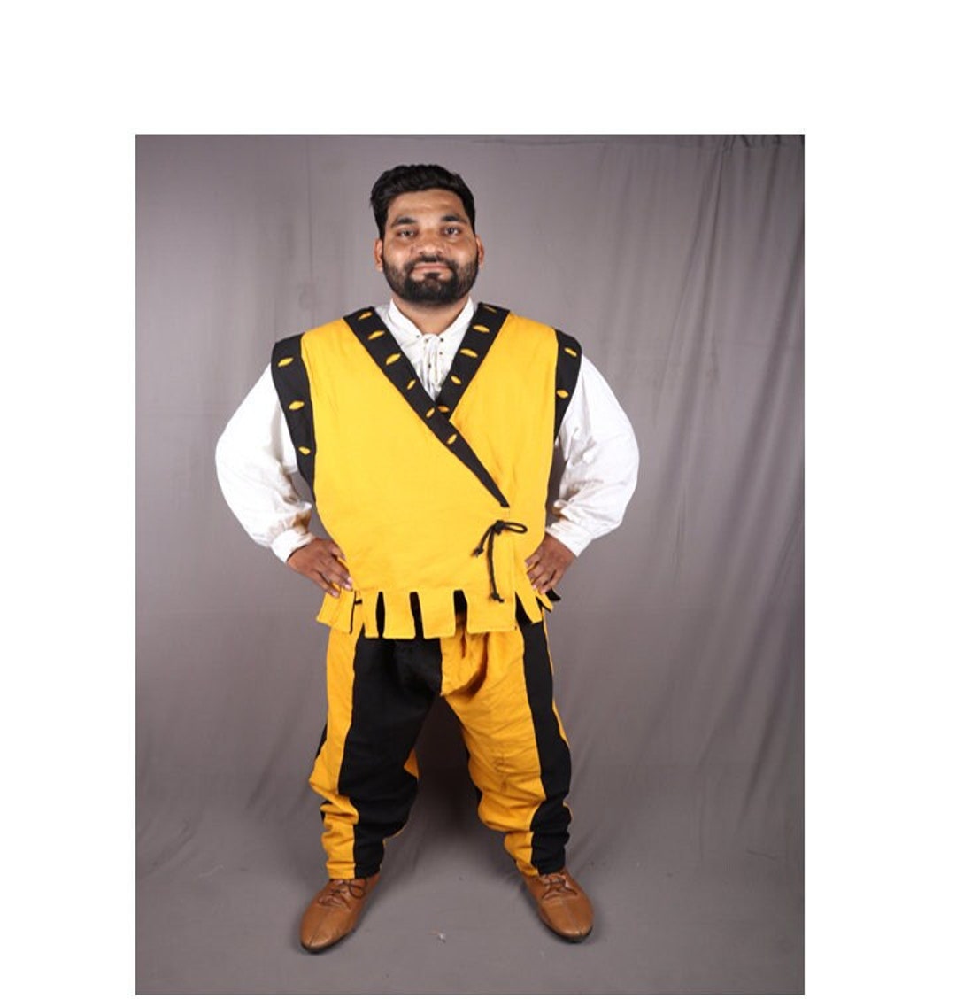 Landsknecht Doublet Set Cotton Renaissance Plane Gothic Pirate Cosplay ...