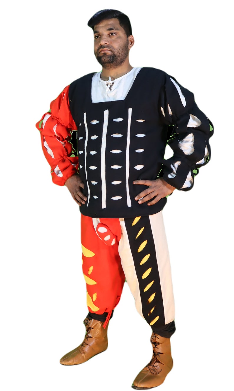 Joerg Landsknecht Doublet SET Woolan Renaissance Plane Gothic Pirate ...