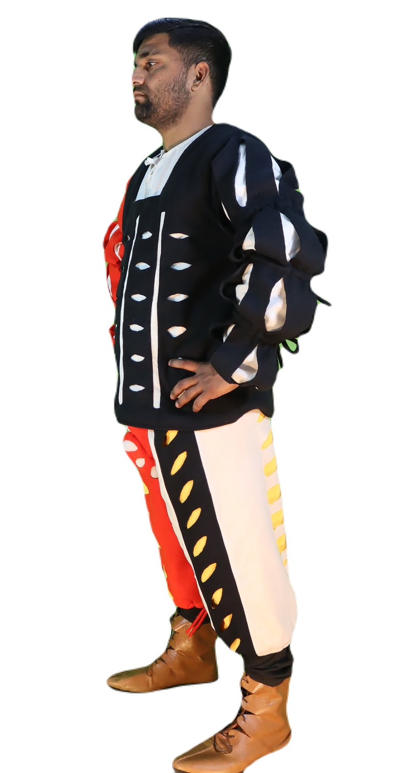 Joerg Landsknecht Doublet SET Woolan Renaissance Plane Gothic Pirate ...