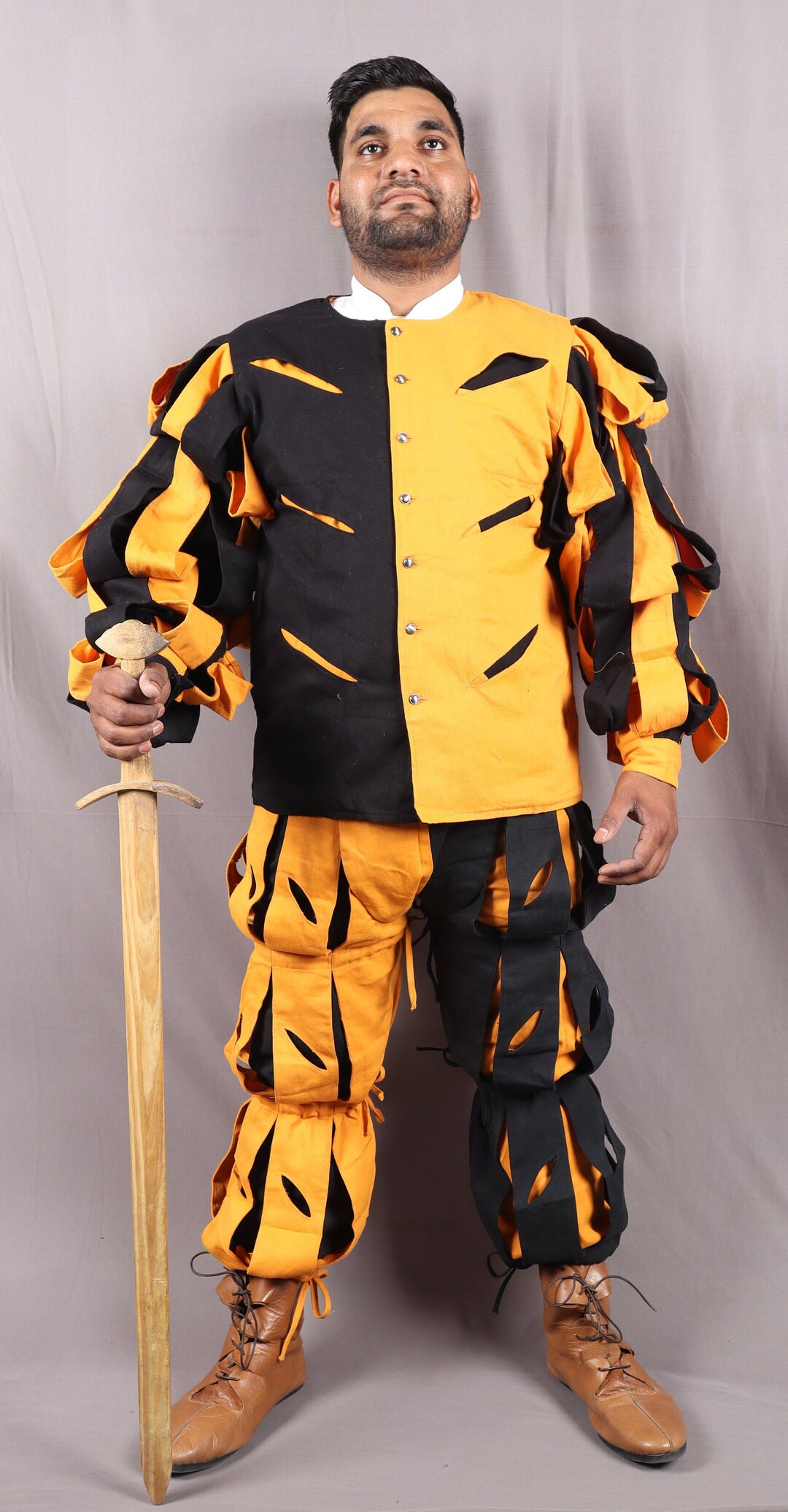 Handmade Landsknecht Doublet Cotton Renaissance Plane Gothic Pirate ...