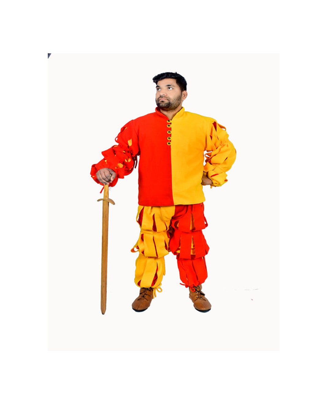 Handmade Joerg Landsknecht Doublet SET Woolan Renaissance Plane Gothic ...