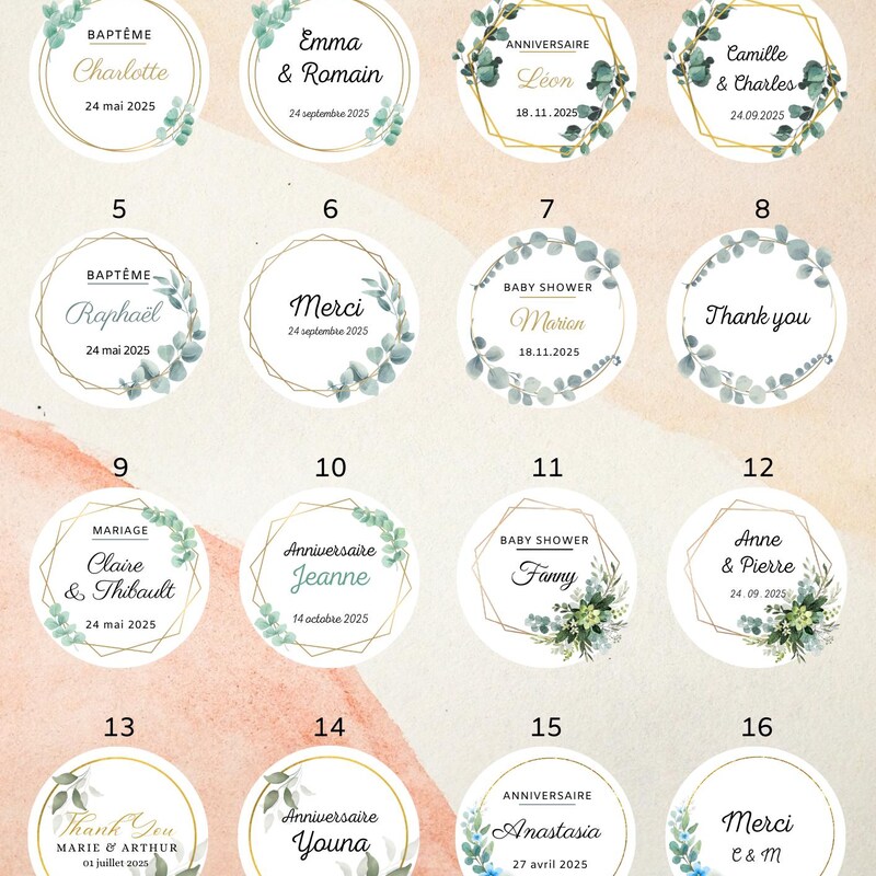 Sticker Labels - Etsy