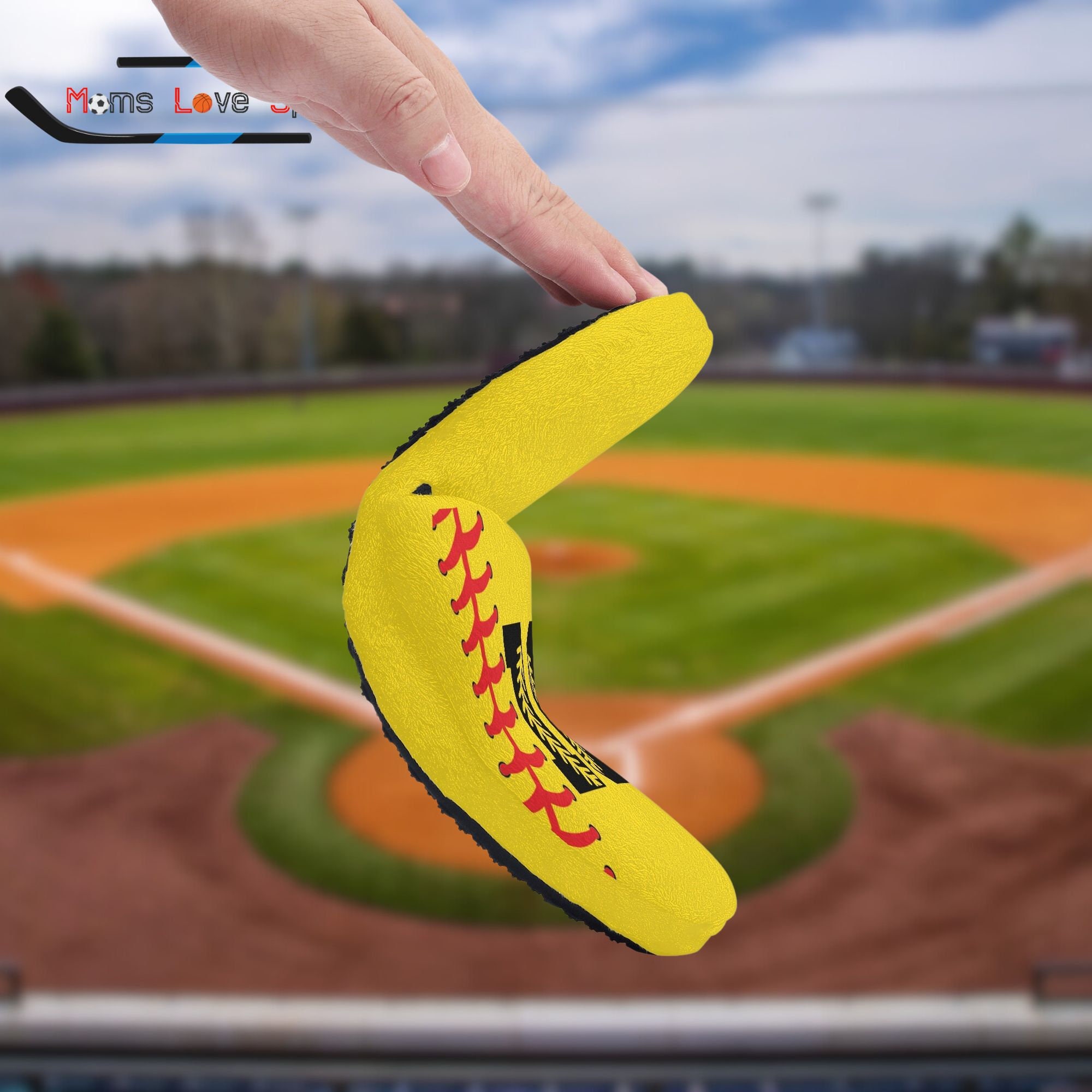 Personalized Custom Softball Womens Slippers Fastpitch - Etsy