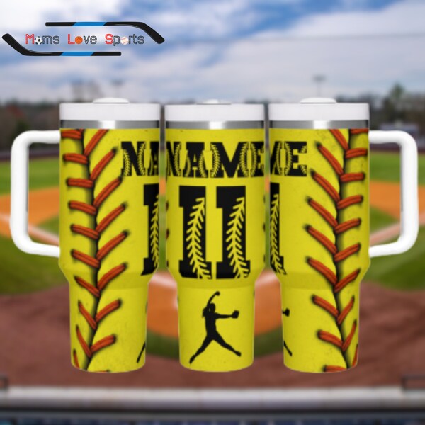 Custom Stanley Cup Softball - Etsy