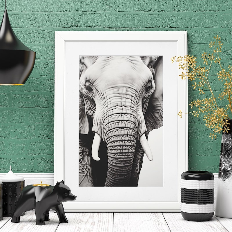 Elephant Prints - Etsy