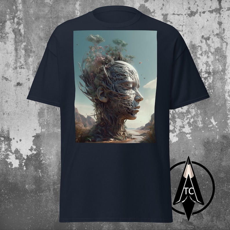 Surreal Design Classic Tee Surrealism Image T-shirt, Men's T-shirt ...
