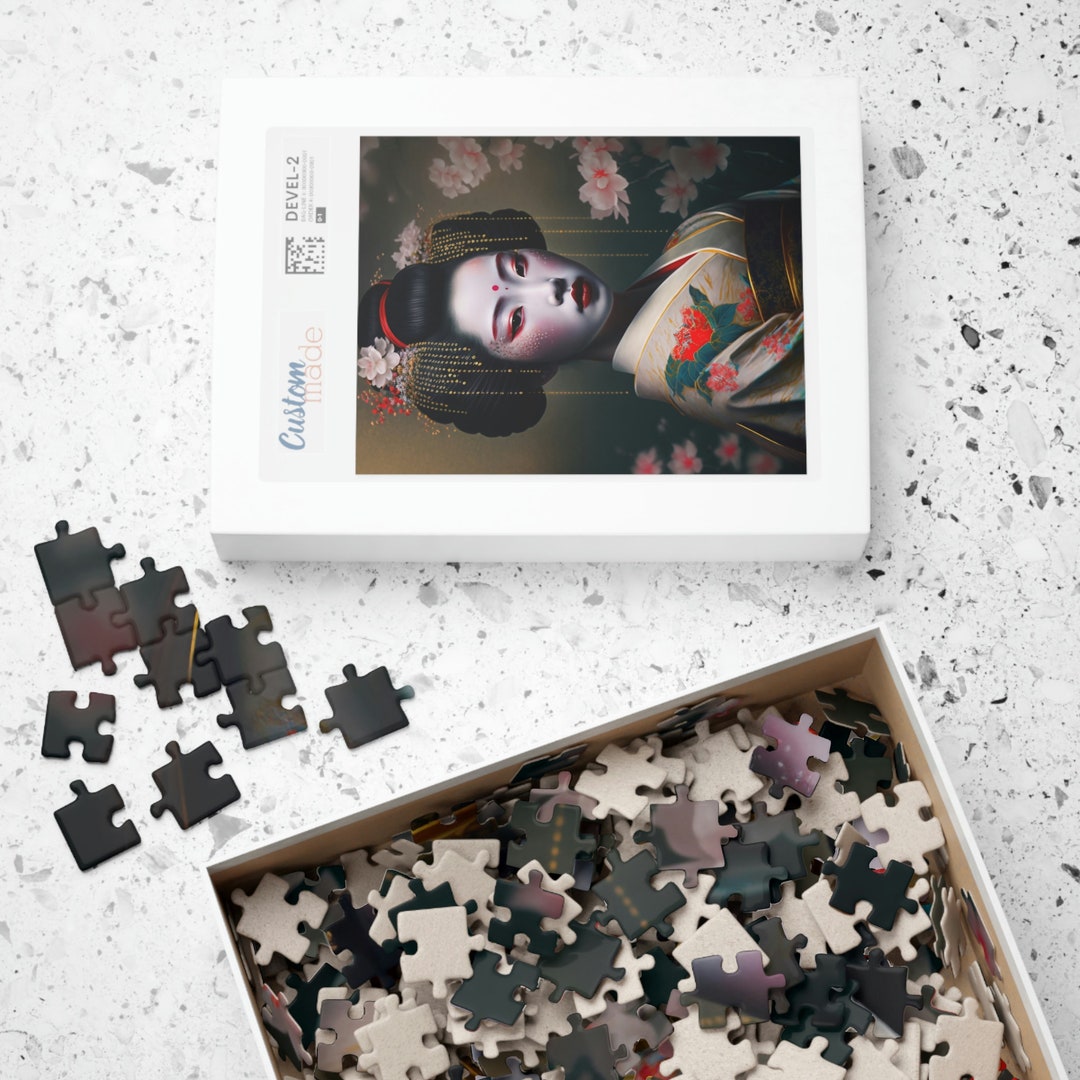 Geisha Japan Puzzle - Etsy