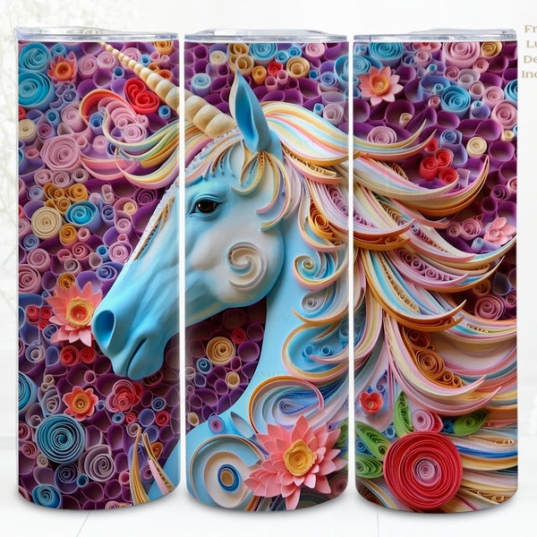 Unicorn Quilling Art - Etsy