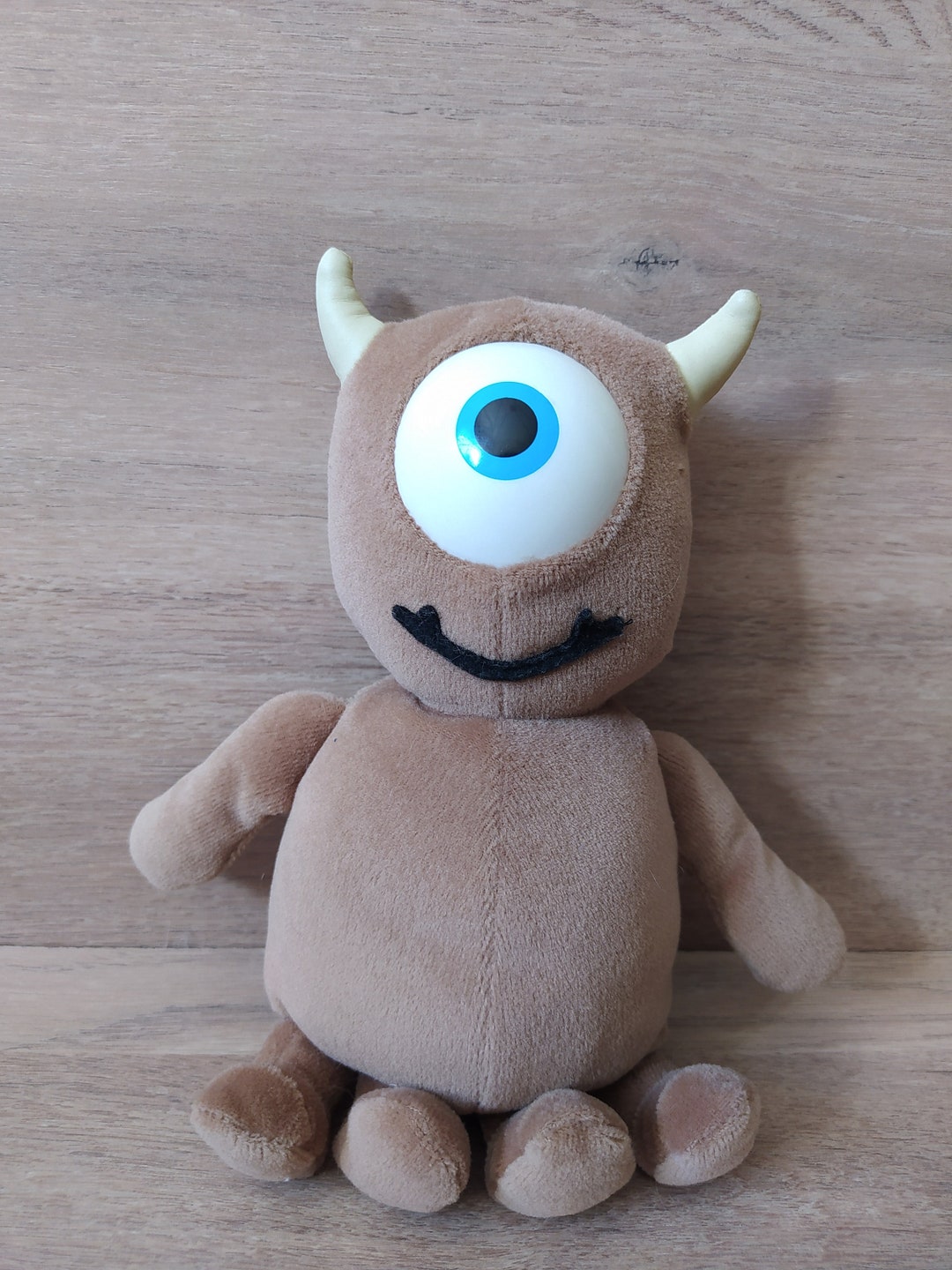 Disney Store Monsters Inc Little Mikey Soft Toy Rare Plush University ...