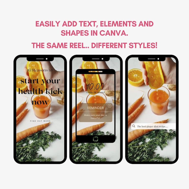 Cooking Nutrition Meal Prep Reels. Faceless Instagram Tiktok Reels ...