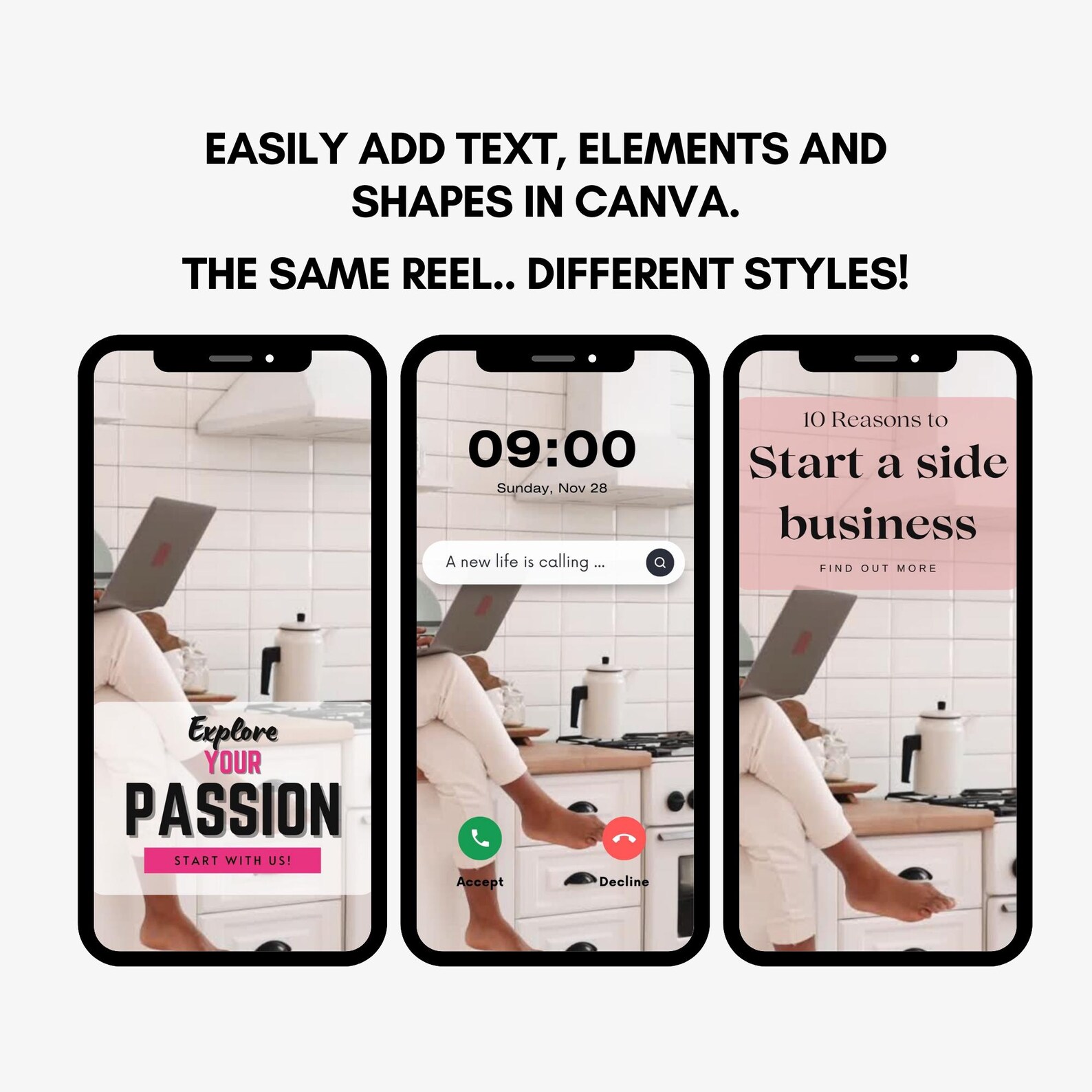 Faceless Work Reels With PLR MRR. Laptop Reels. Business Reels ...