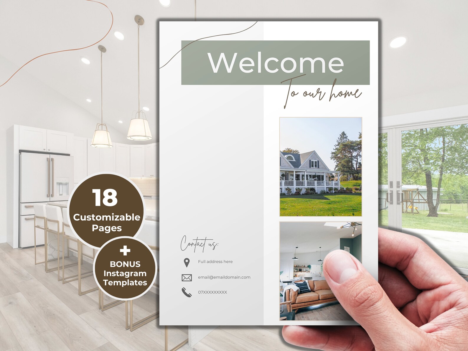 Airbnb Host Welcome Book Template Fully Editable, Vacation Rental ...