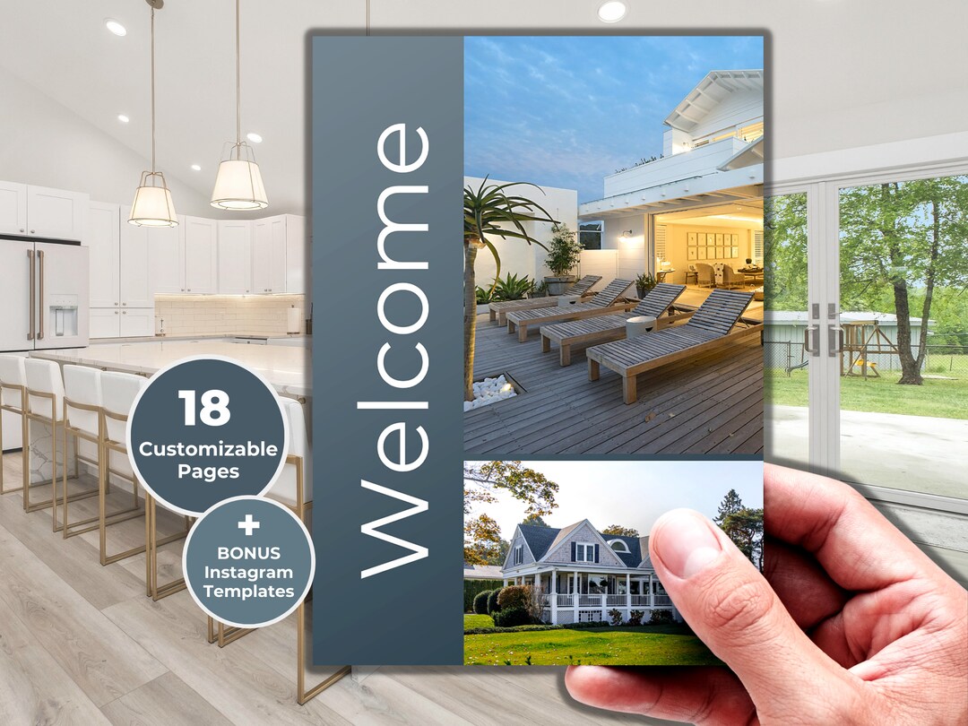 Editable Airbnb Host Welcome Book Template. Ebook Template, Editable ...