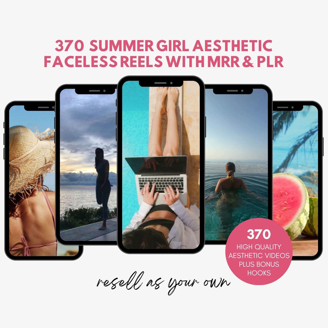 Summer Reels Bundle, Beach Travel Videos (PLR & MRR) - Etsy
