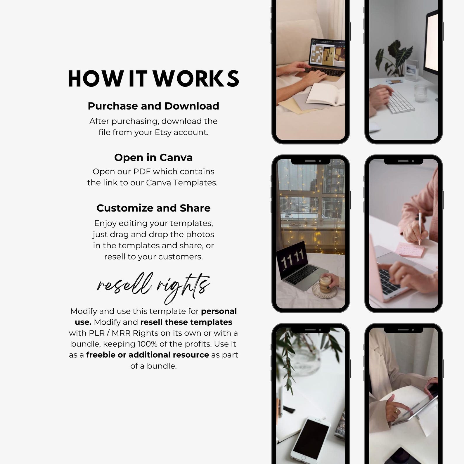 Faceless Work Reels With PLR MRR. Laptop Reels. Business Reels ...