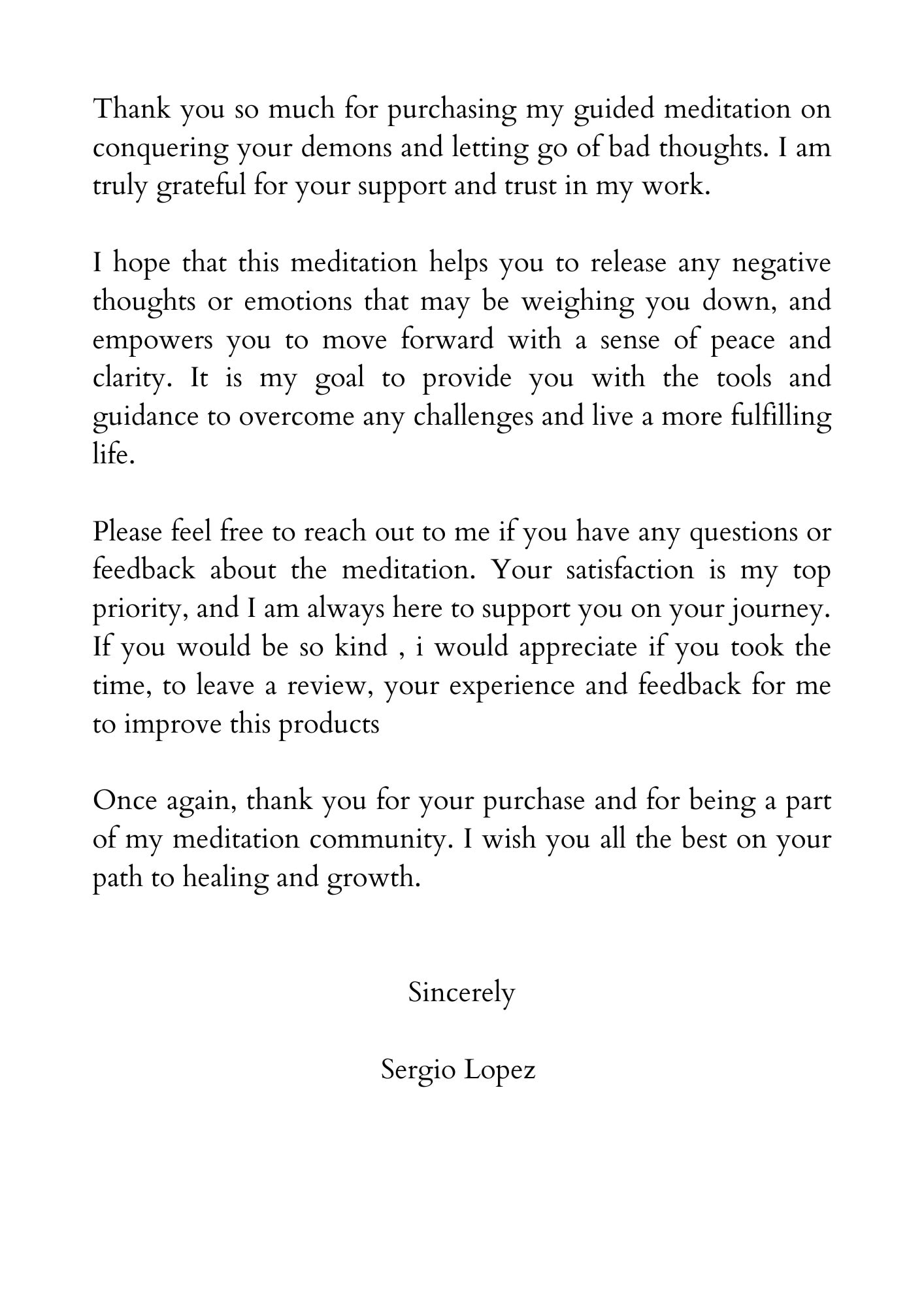 Guided Meditation Script Letting Go of Bad Thoughts, Overcoming ...