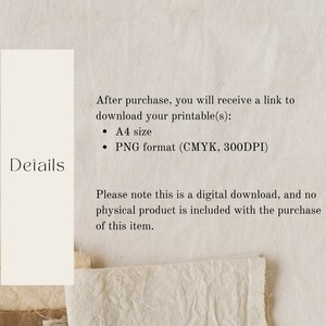 Floral Script Pattern Printable Set for Journaling, Decorations, and ...