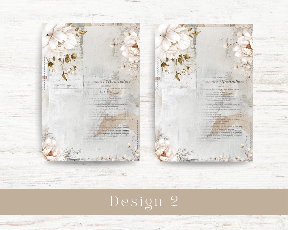 Five Background Printables. Digital Background, Downloadable Journaling ...