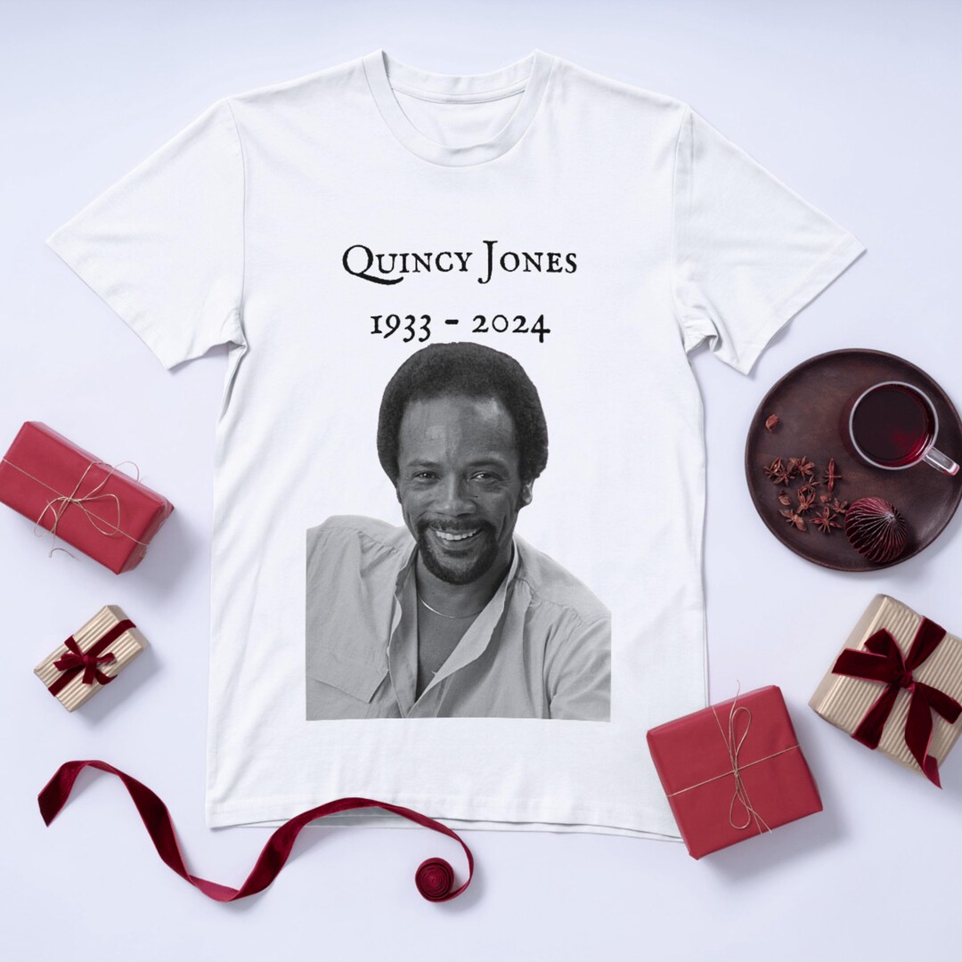Quincy Jones Shirt, Quincy Jones RIP Tee, Music Lover Gift, Music Icon ...