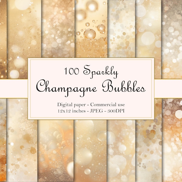 Bubble Digital Paper - Etsy