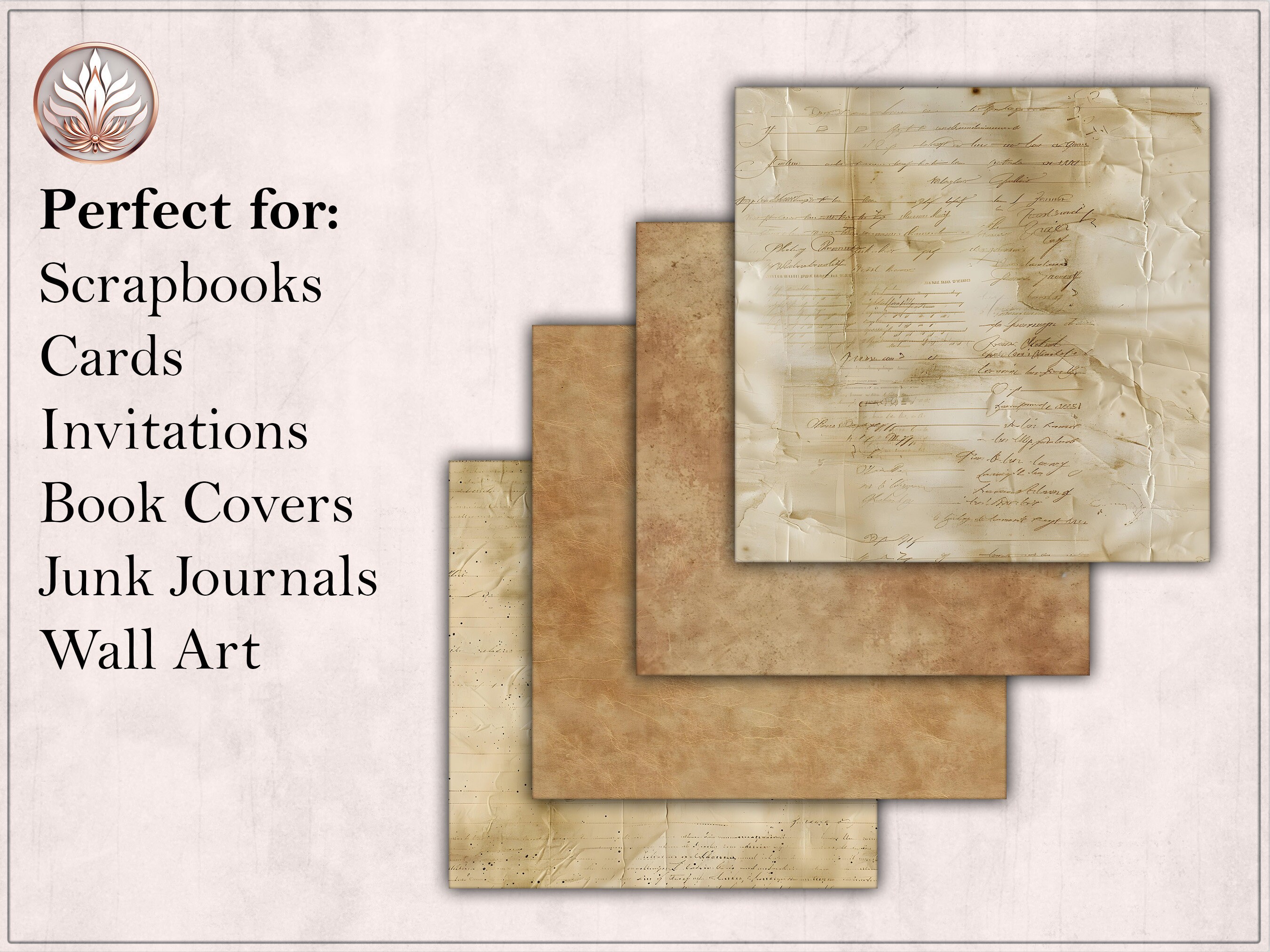 Coffee and Script Digital Paper, Commercial Use, 300 DPI - Etsy