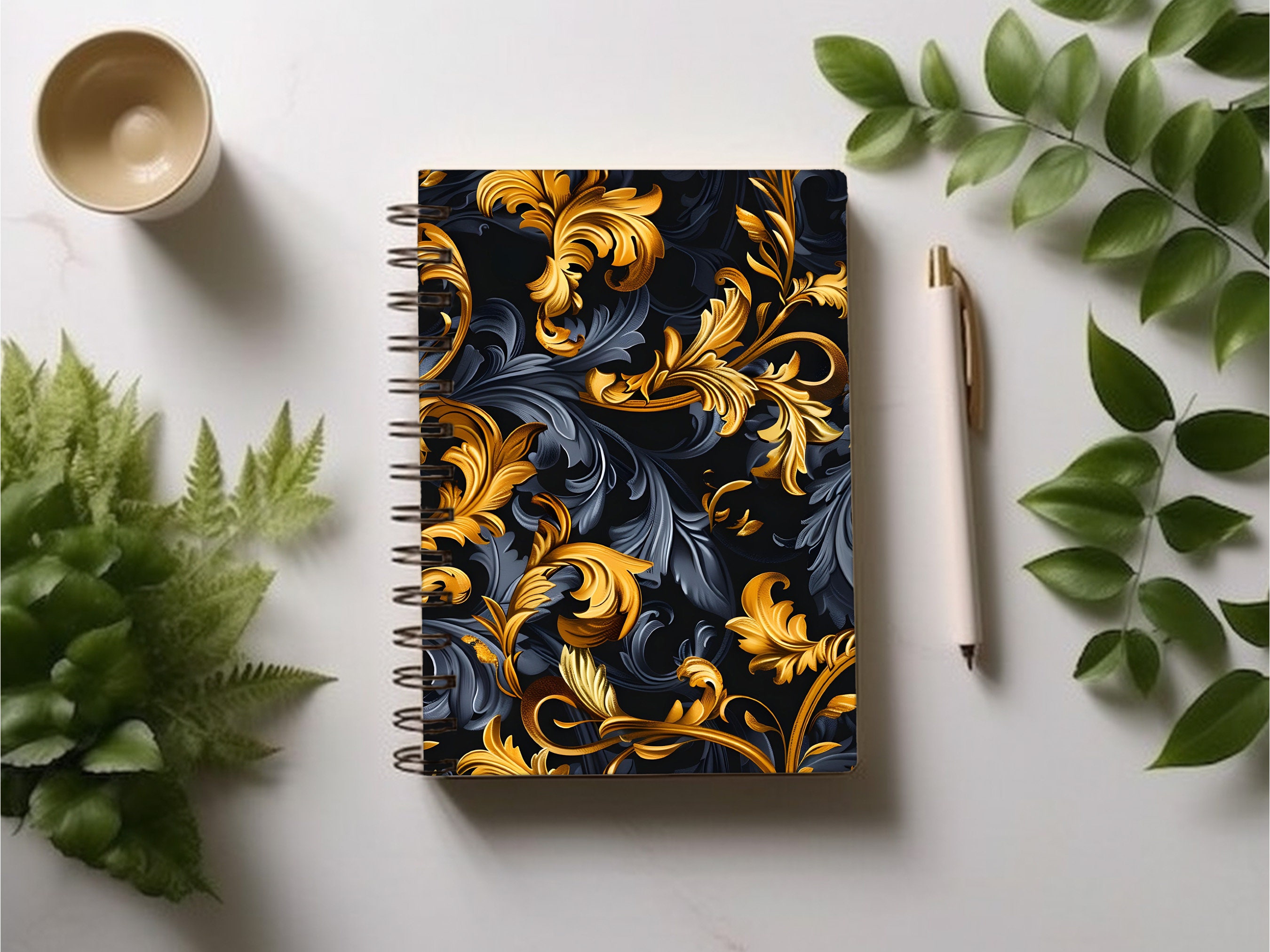 Baroque Digital Designs With Gold, Commercial Use, 300 DPI - Etsy