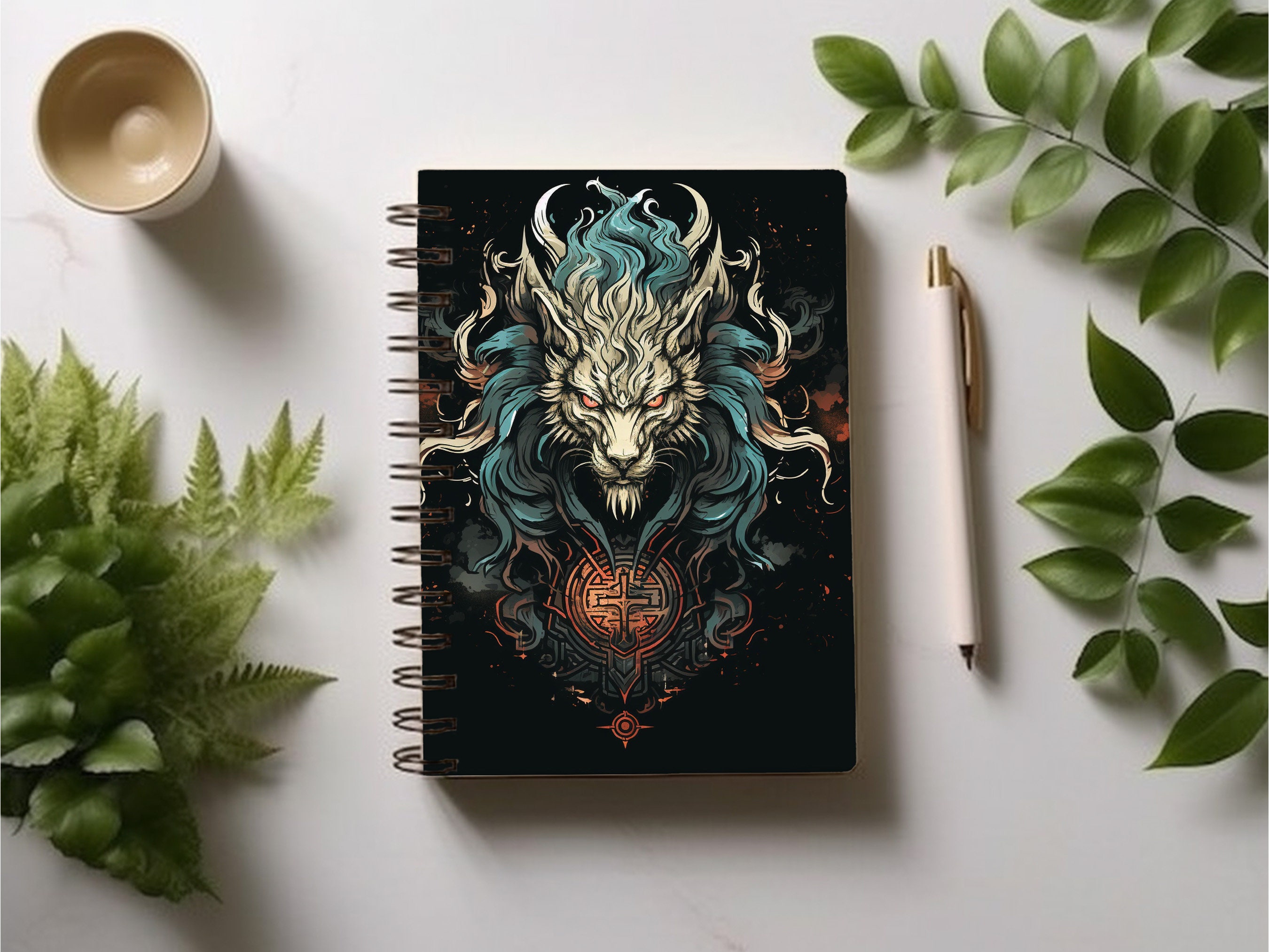 Mythical Beast Digital Paper Pack, Legendary Creature Insignias ...
